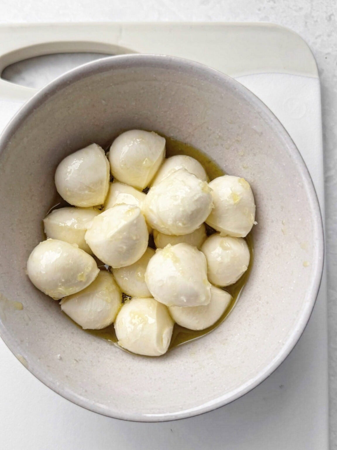 Caprese Salad Skewers with Bocconcini (Appetizer) - Nourish & Tempt