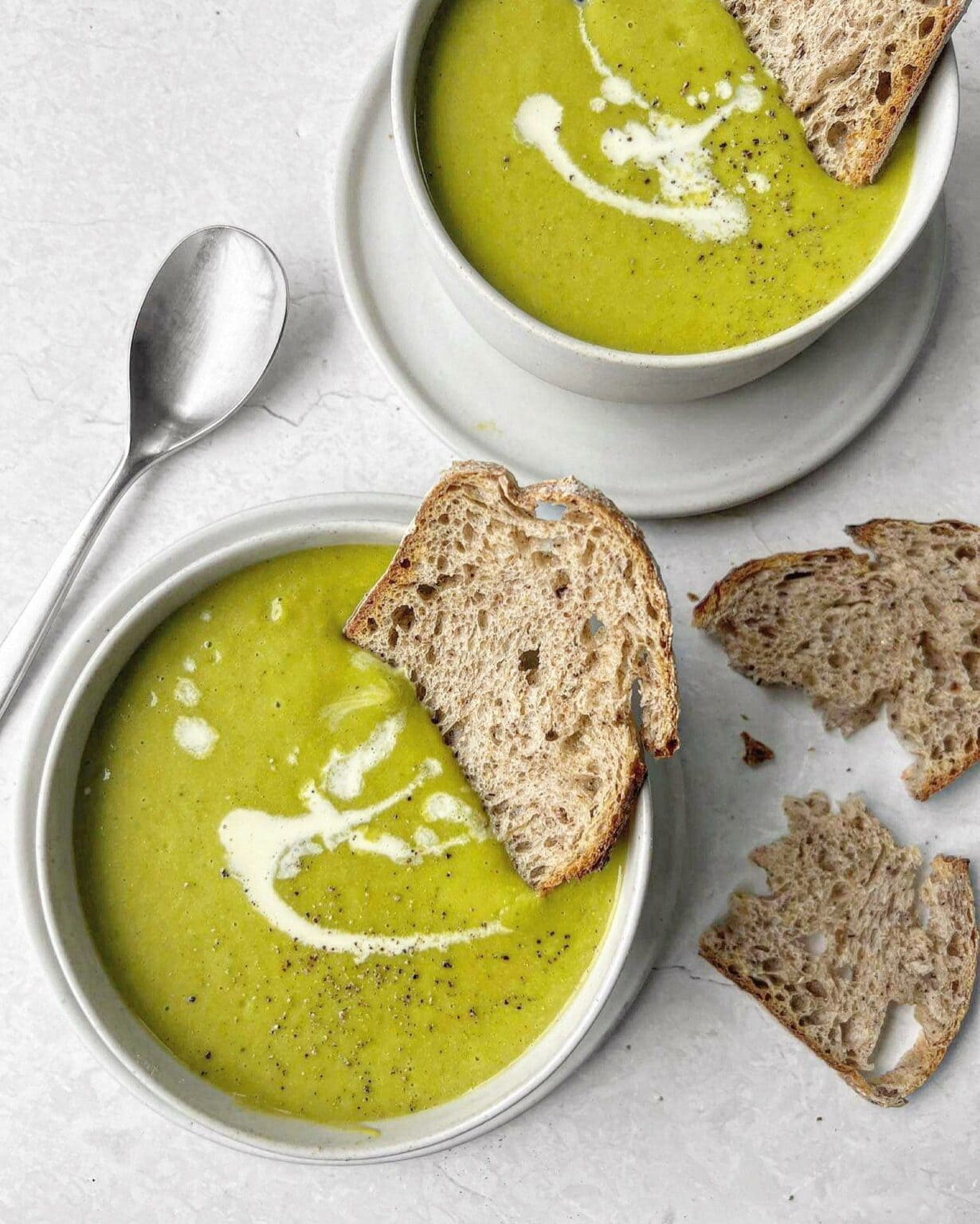 Creamy Blended 6-Vegetable Soup - Nourish & Tempt